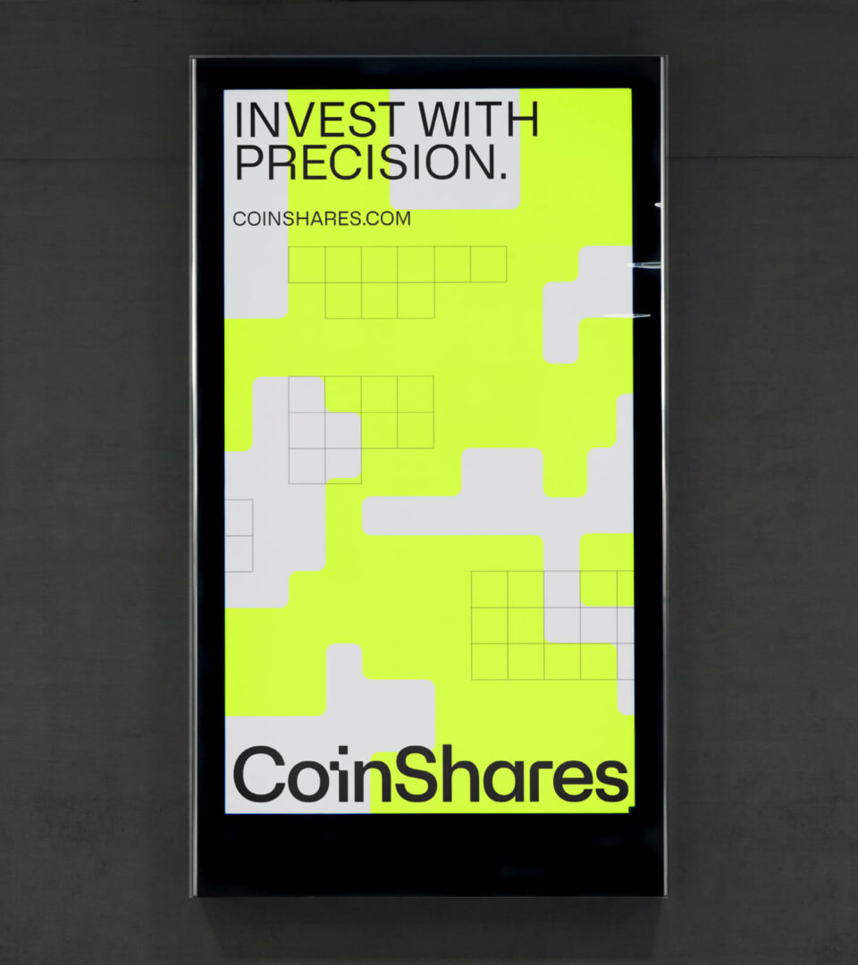 CoinShares branding – Work | Output