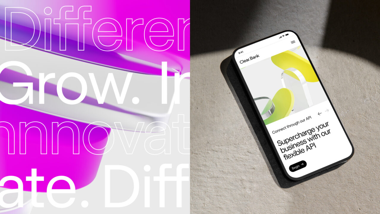 ClearBank branding – Work | Output