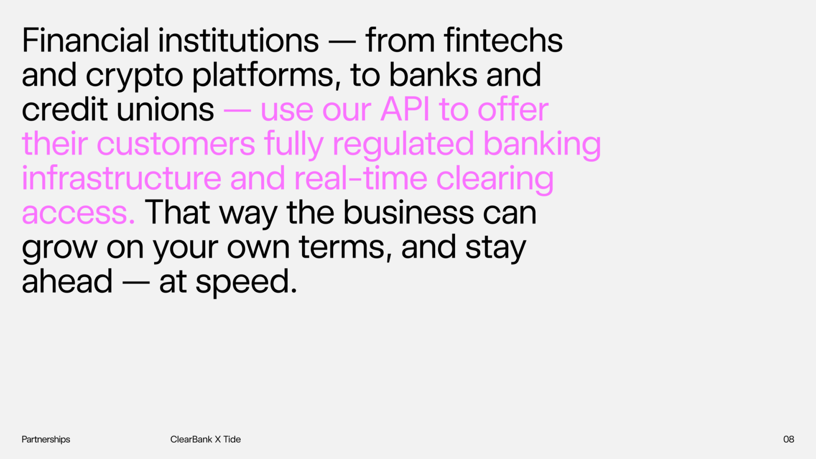 ClearBank branding – Work | Output