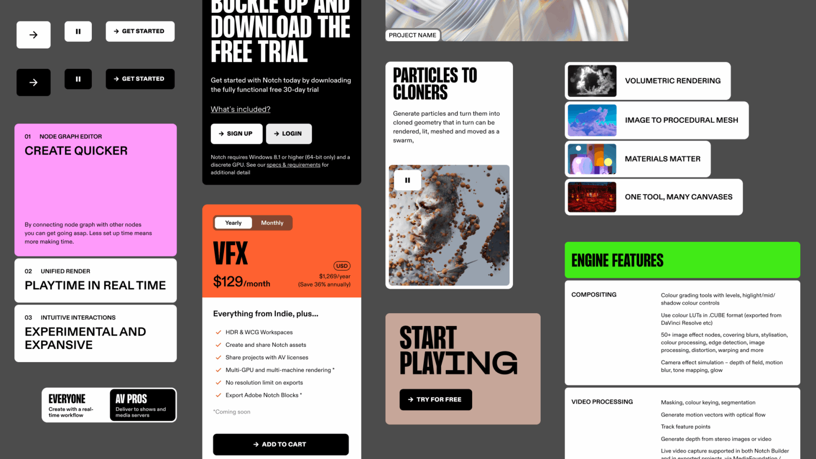 Notch branding & website – Work | Output